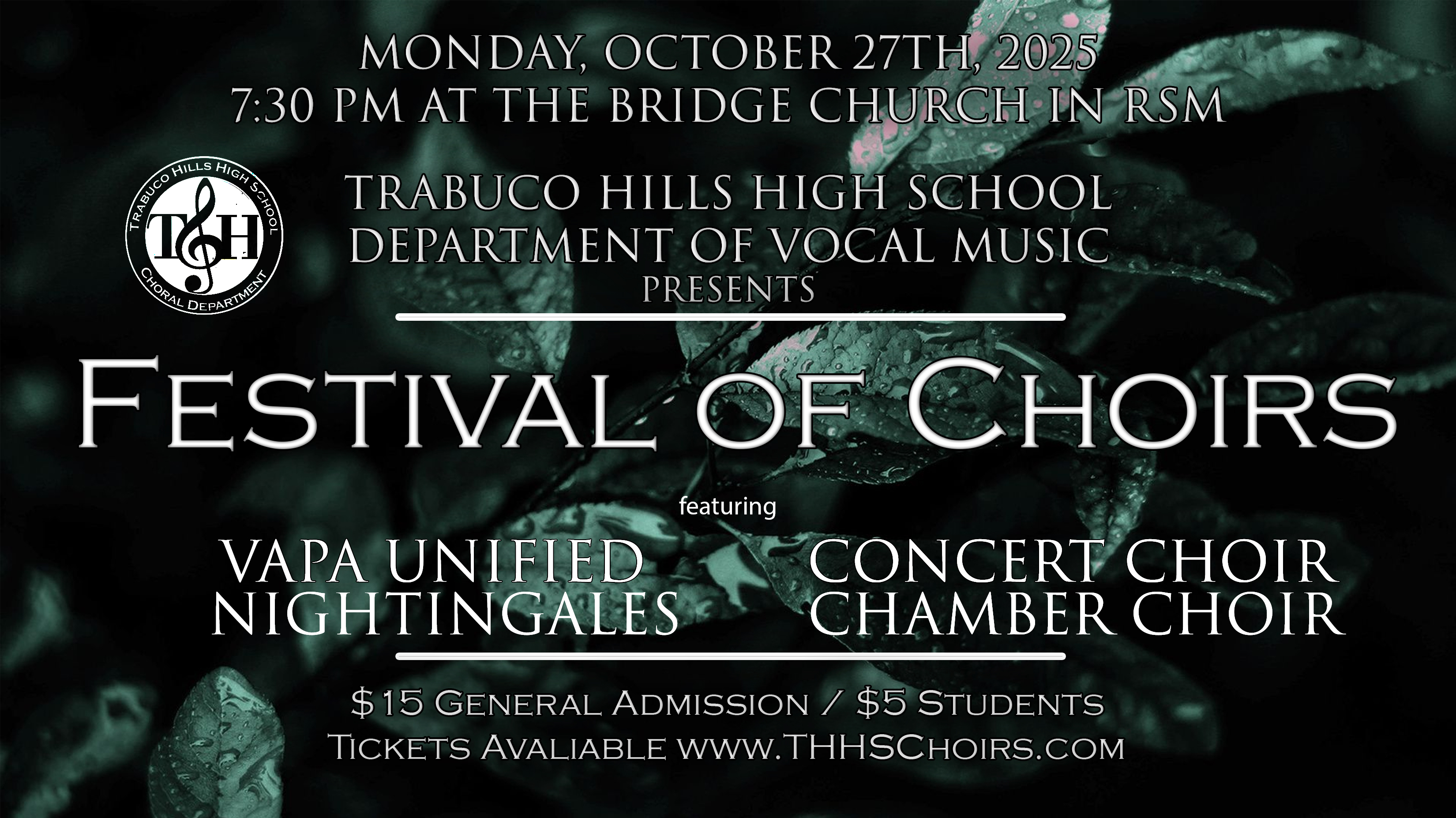 Fall Choir Concert - Concert - Oct 27, 2025